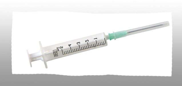 Preventing injuries from disposable syringes