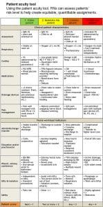 Patient acuity tool on a medical-surgical unit - American Nurse