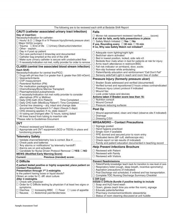 How reliable is your bedside shift report?
