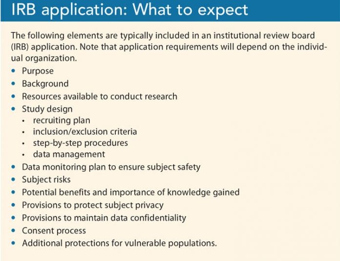Nurse research and the institutional review board