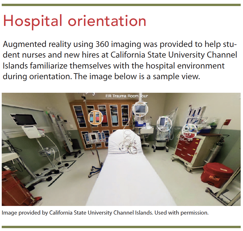 Virtual reality: A strategy to improve patient-centered care