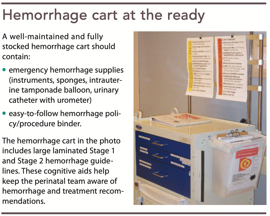 Maternal hemorrhage in 2020: Is your team ready?