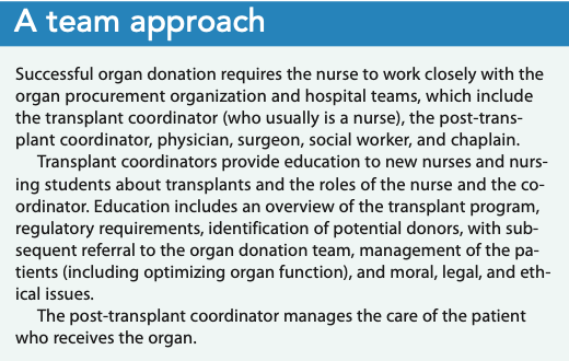Care and collaboration equal successful organ donation
