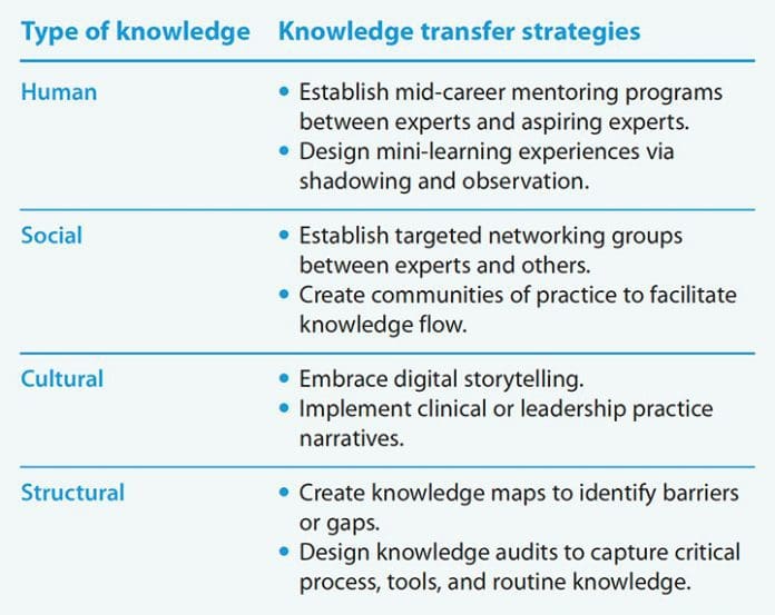 Retaining knowledge for nurses - Mitigating the threat of lost expertise