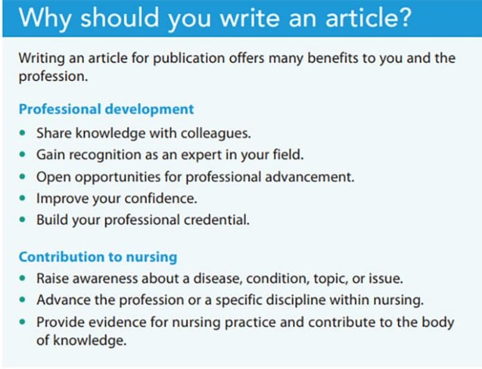 Write for publication: our author's strategies for success