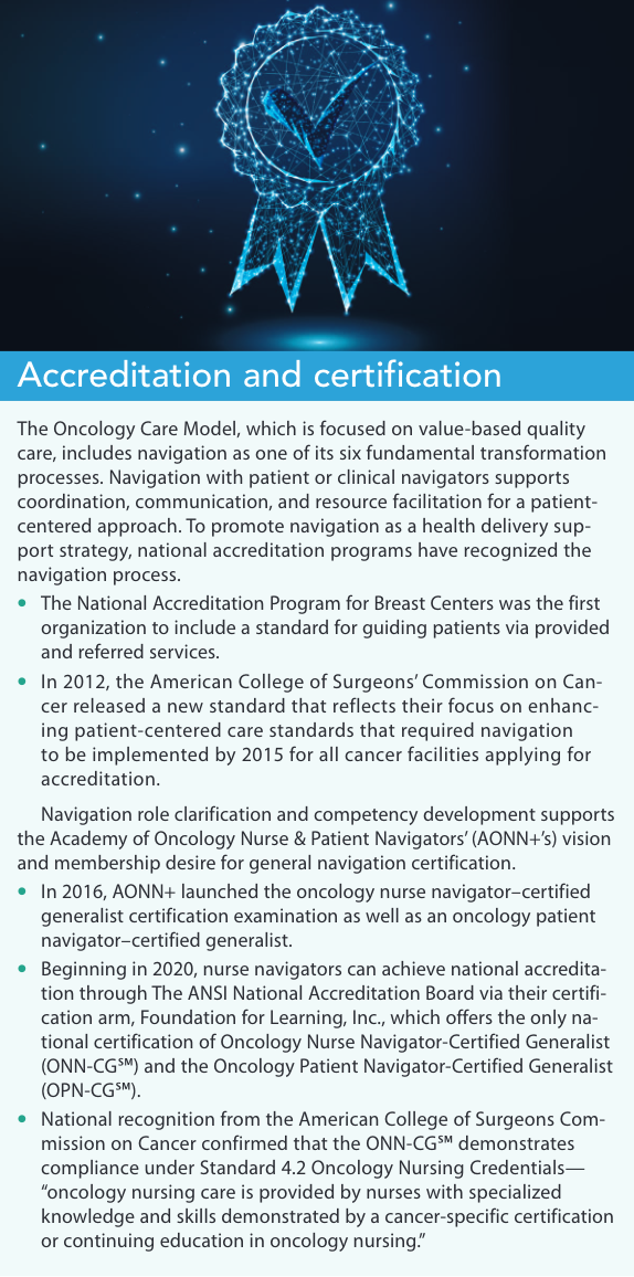 Navigation and the oncology journey: how nurses can influence outcomes