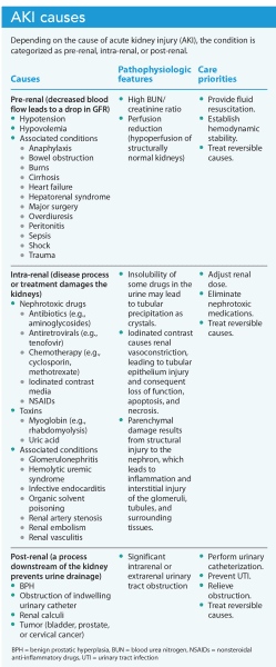 Acute kidney injury: A nursing challenge