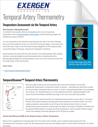 Physics, physiology and serendipity of temporal artery thermometry