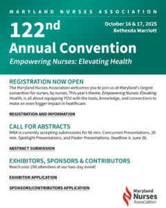 The Maryland Nurses Association 122nd Annual Convention